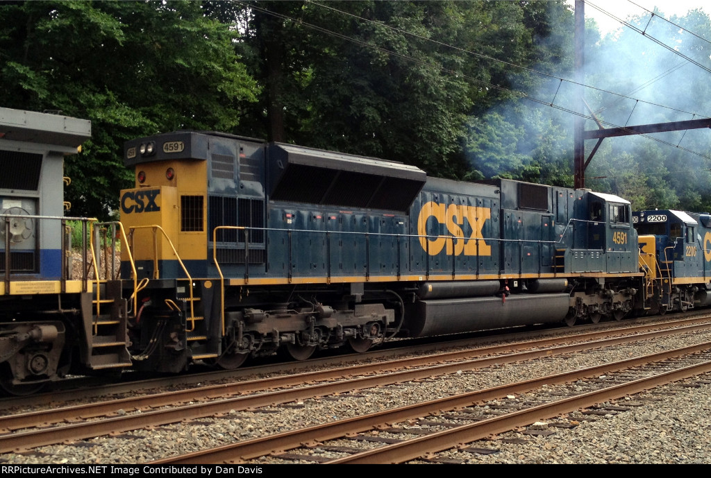 CSX SD80MAC 4591 on Q418-05